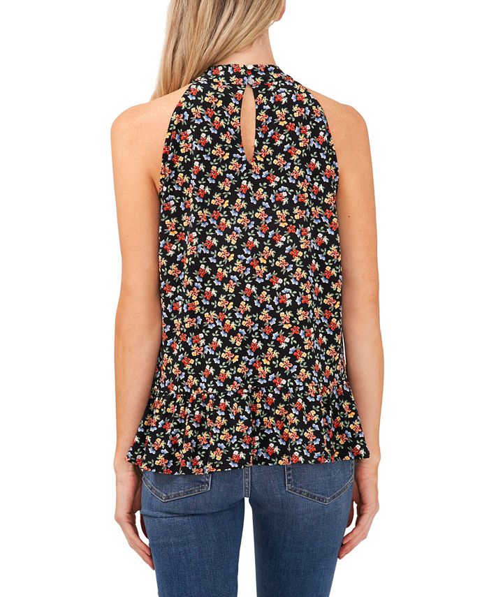 Cece Womens Halter Top With Ruffled Flounce And Reviews Tops Women