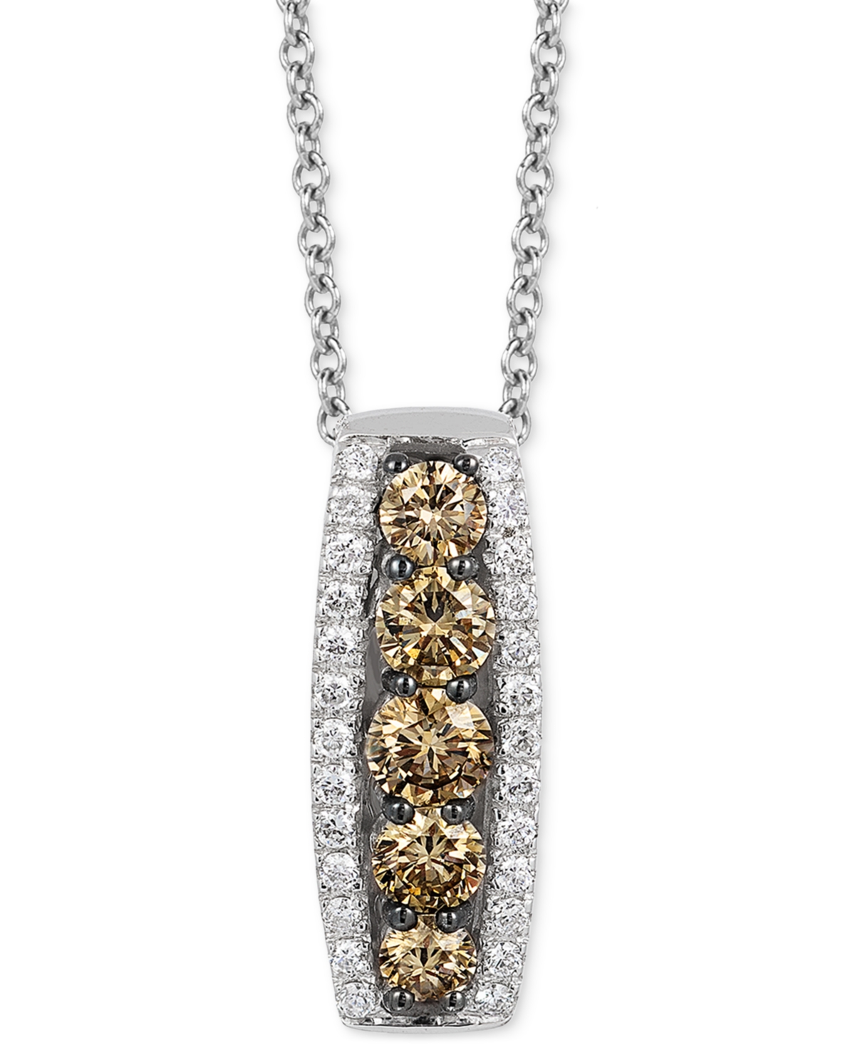 Click here for Le Vian Chocolate Diamond (1/2 ct. t.w.) & Nude Di... prices