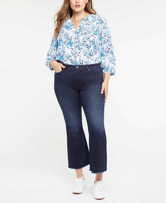 NYDJ Plus Size Ava Flared Ankle Jeans & Reviews - Jeans - Plus Sizes ...