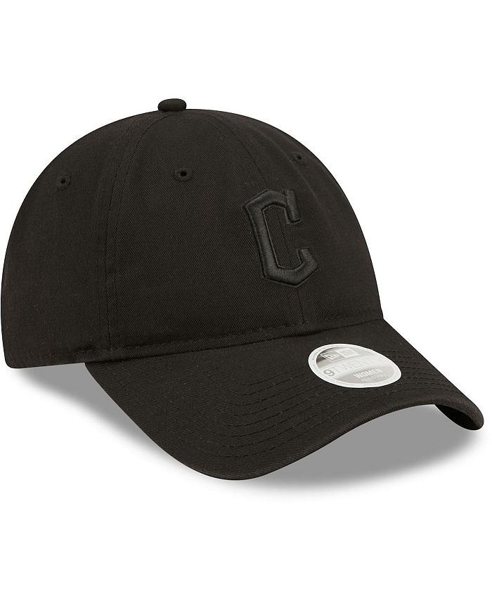 New Era Women's Cleveland Guardians Black on Black Core Classic II ...