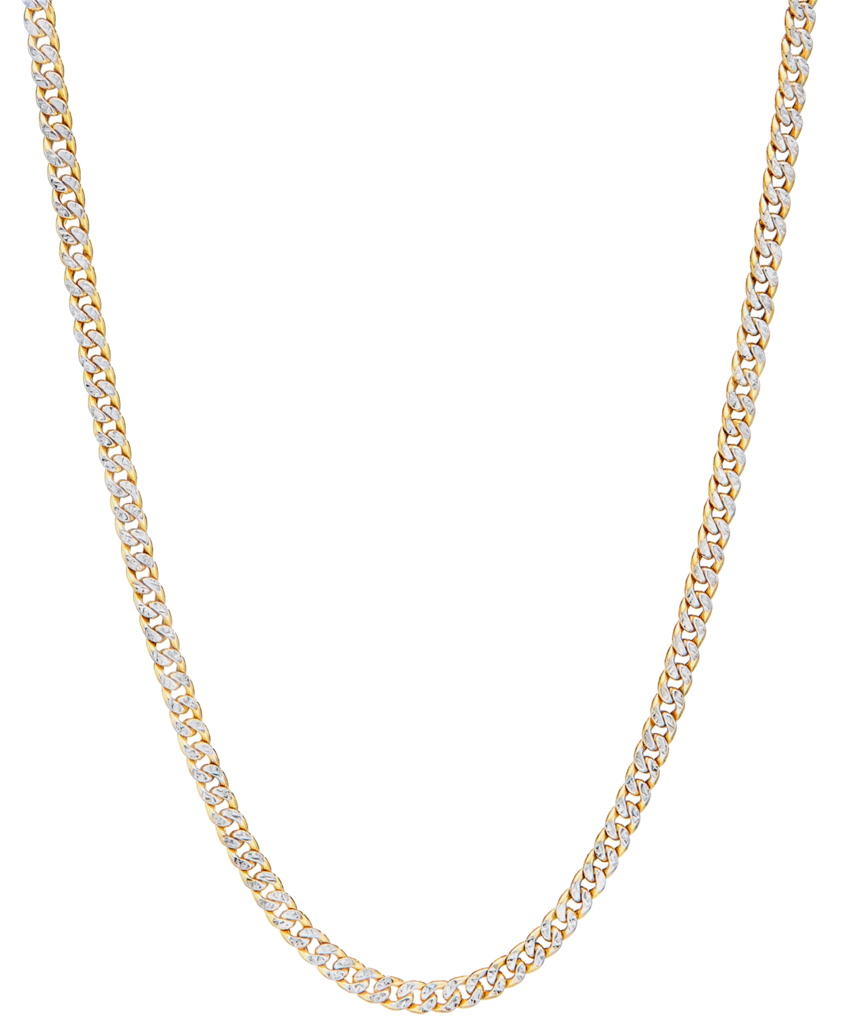 Click here for Double-Sided Cuban Link 18 Chain Necklace (4.5mm)... prices