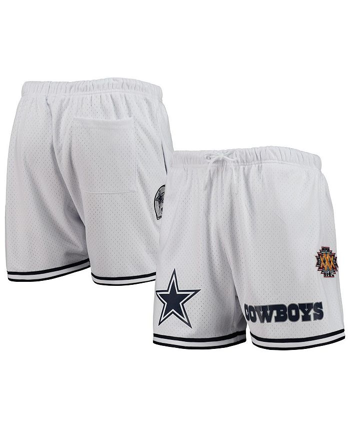 Pro Standard Men's White Dallas Cowboys Mesh Shorts - Macy's