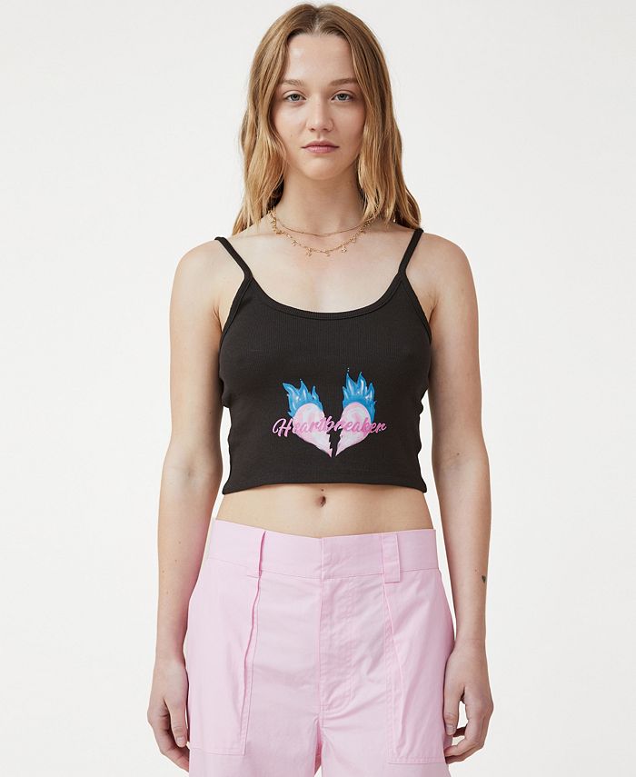 COTTON ON Women's Graphic Rib Camisole Top - Macy's