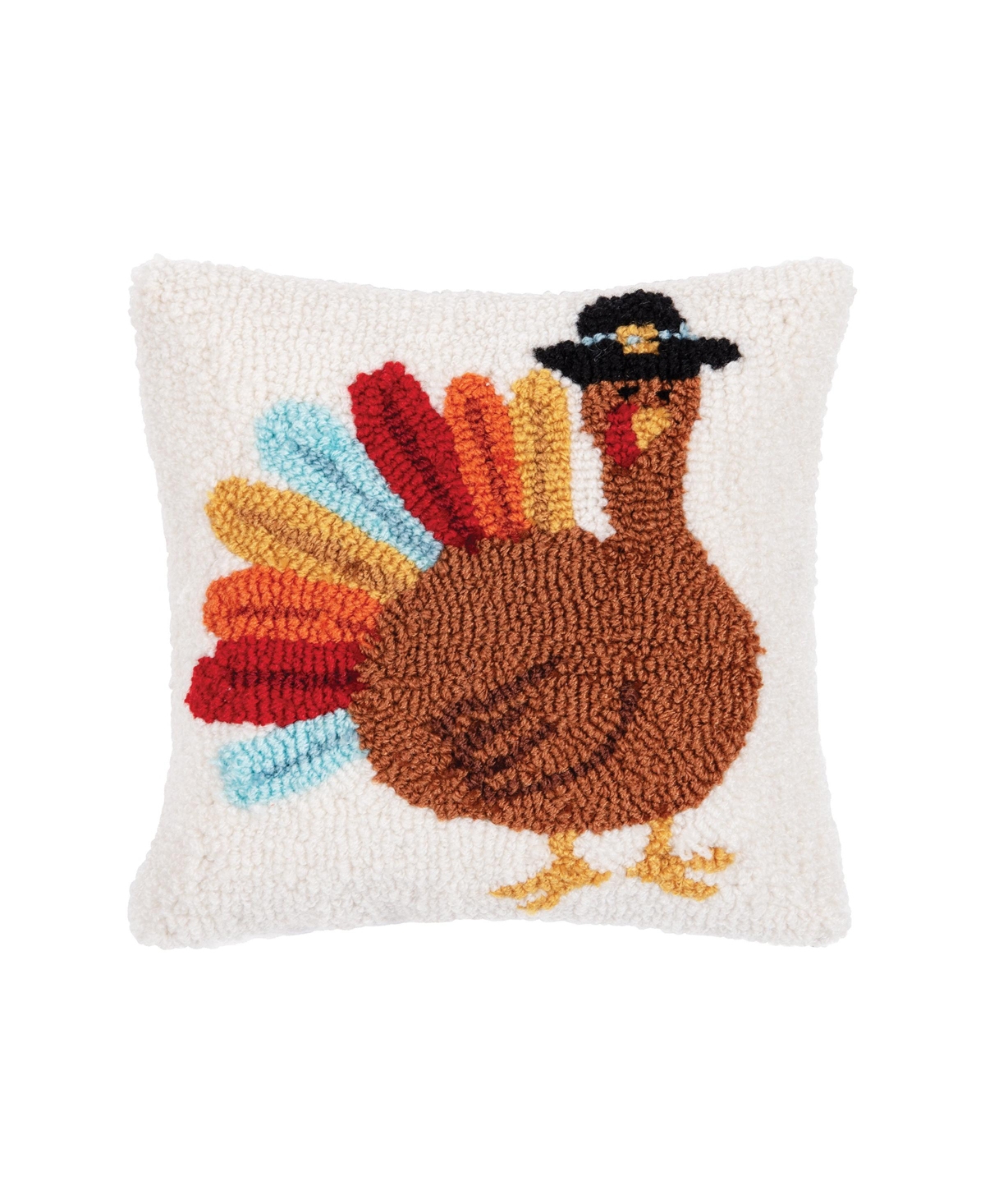 Click here for Colorful Turkey Tail Pilgrim Hat Hooked Mini Thank... prices