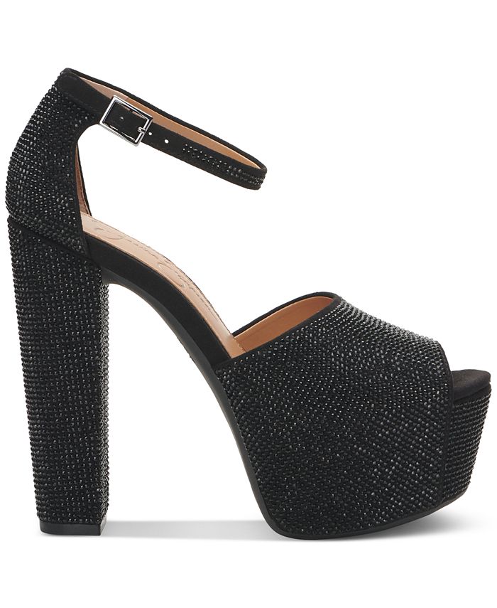 Jessica Simpson Women's Dameka Ankle-Strap Platform Sandals - Macy's