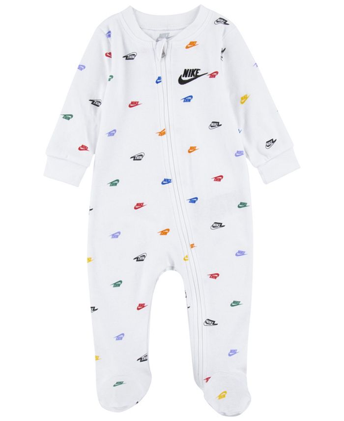 Nike Baby Boys Futura Allover Print Footed Coverall - Macy's