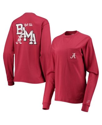 Women's League Collegiate Wear Crimson Alabama Crimson Tide Pocket ...