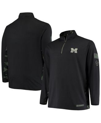 Men's Colosseum Black Michigan Wolverines OHT Military-Inspired Appreciation Big and Tall ...
