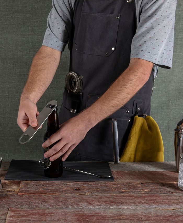 Legacy Collins 4 Piece Waxed Canvas Mixologist Apron Set - Macy's