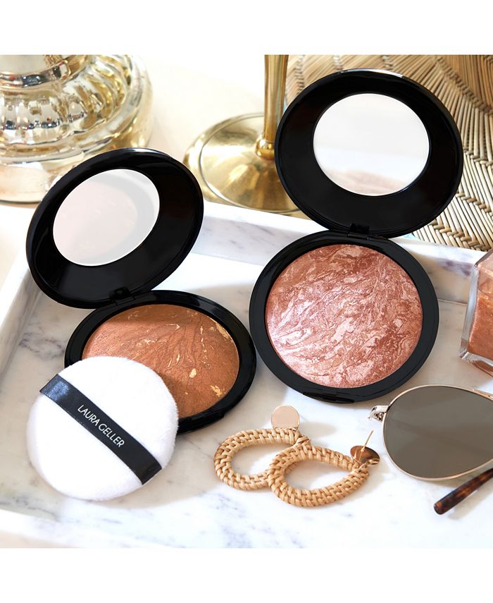 Laura Geller Beauty Baked Body Frosting Face & Body Glow With Puff ...