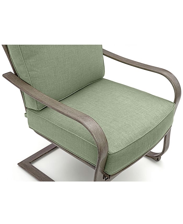 Furniture CLOSEOUT! Tara Wide Slat C-Spring Chair, Created for Macy's ...