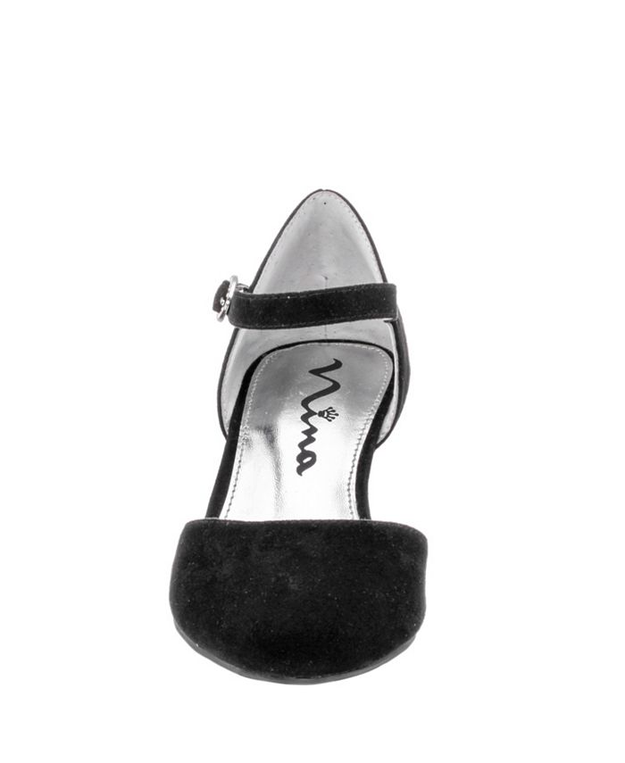 Nina Big Girls Lenora Wedge Dress Shoes - Macy's