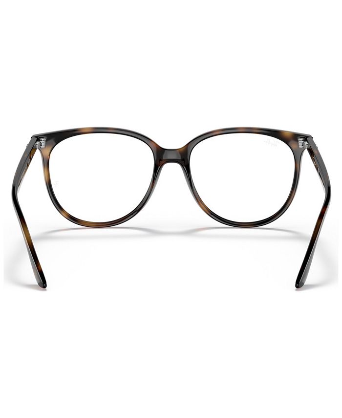 Ray-Ban RB4378V Optics Women's Square Low Bridge Fit Eyeglasses - Macy's