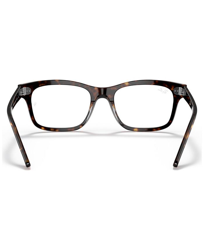 Ray-Ban RB5383 Burbank Optics Unisex Rectangle Eyeglasses - Macy's