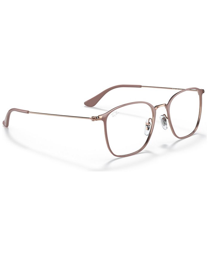 Ray-Ban RB6466 Unisex Square Eyeglasses - Macy's