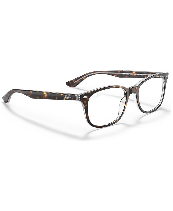 Ray-Ban RX5375 Unisex Square Eyeglasses - Macy's