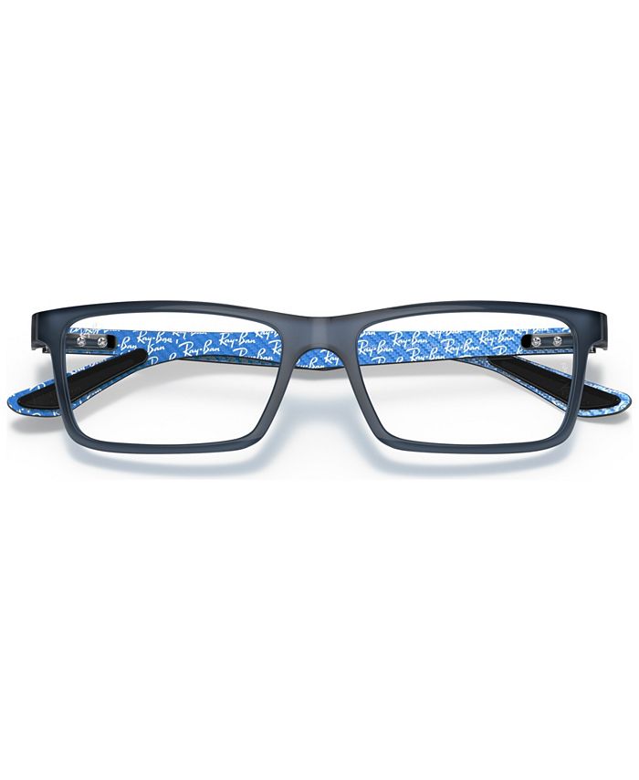 Ray-Ban RX8901 Men's Rectangle Eyeglasses - Macy's