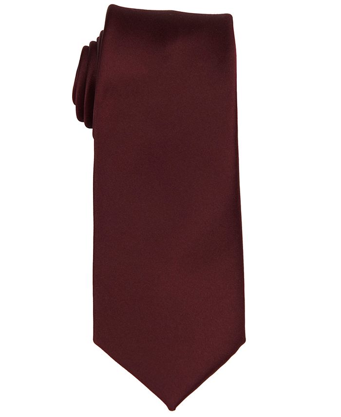 ConStruct Men's Satin Solid Extra Long Tie & Reviews - Ties & Pocket Squares - Men - Macy's