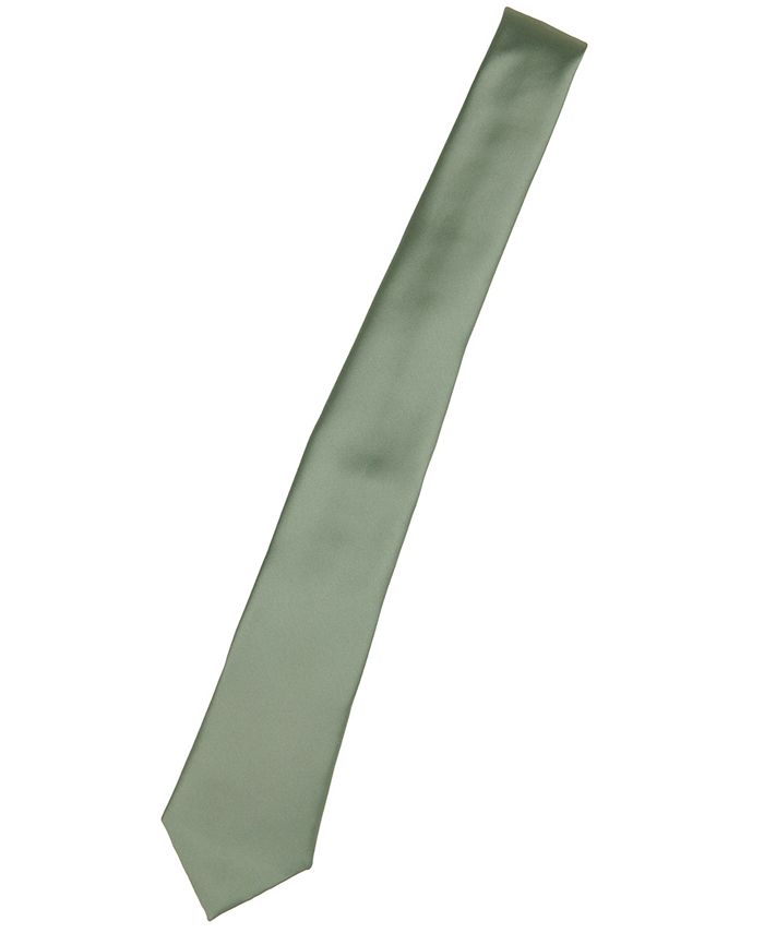 ConStruct Men's Satin Solid Tie - Macy's