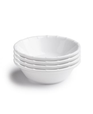 Q Squared Melamine Zen Bamboo 7.5" Personal Bowls, Set of 4 - Macy's