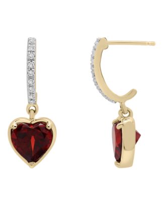 Macys garnet earrings store