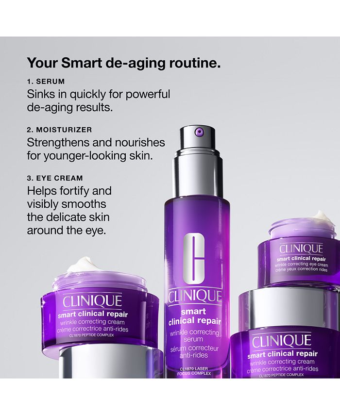 Clinique Smart Clinical Repair™ Wrinkle Correcting Serum, 3.4 oz. - Macy's