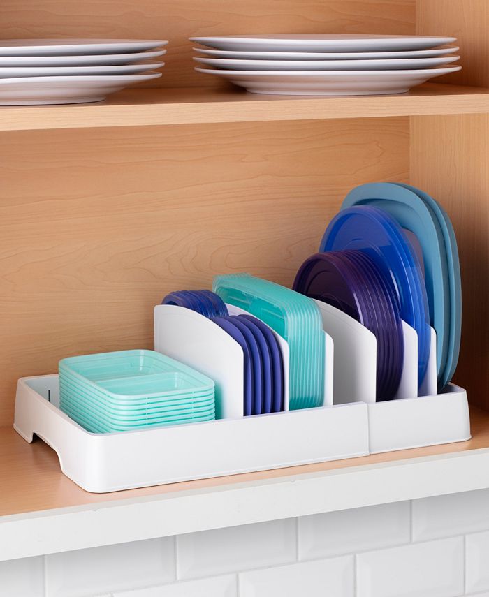 YouCopia 5.50" StoraLid Expandable Container Lid Organizer - Macy's