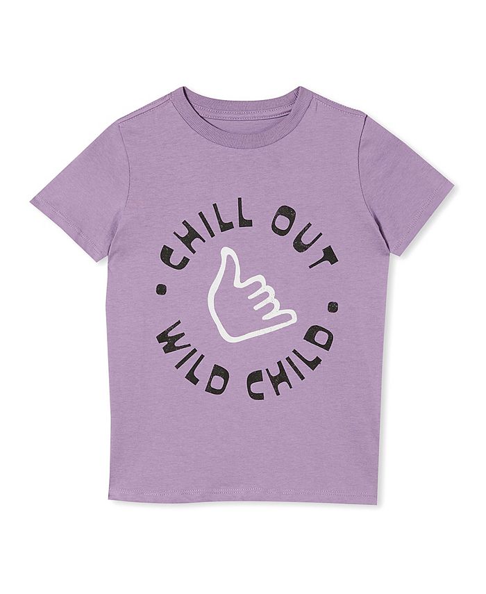 COTTON ON Little Boys Max Skater Short Sleeve T-shirt - Macy's