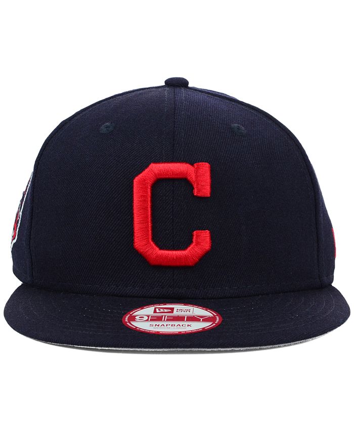 New Era Cleveland Indians MLB 2 Tone Link 9FIFTY Snapback Cap - Macy's