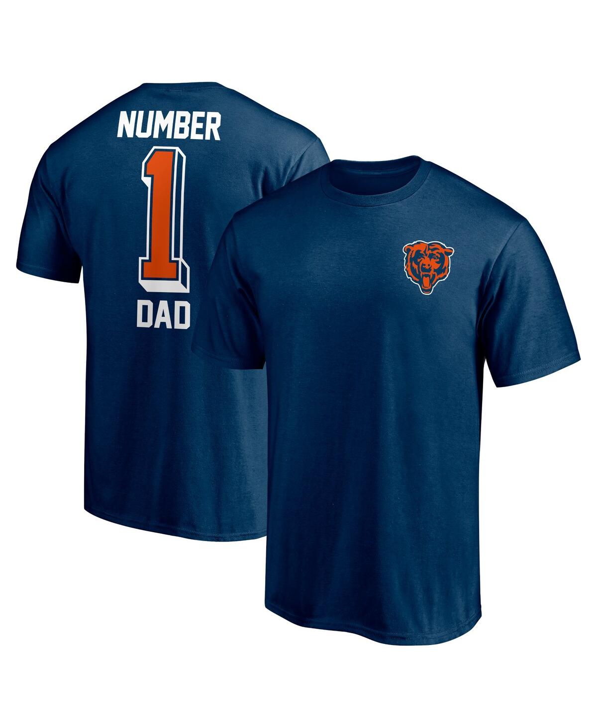 Click here for Mens Fanatics Nfl #1 Dad T-shirt - Chicago Bears prices