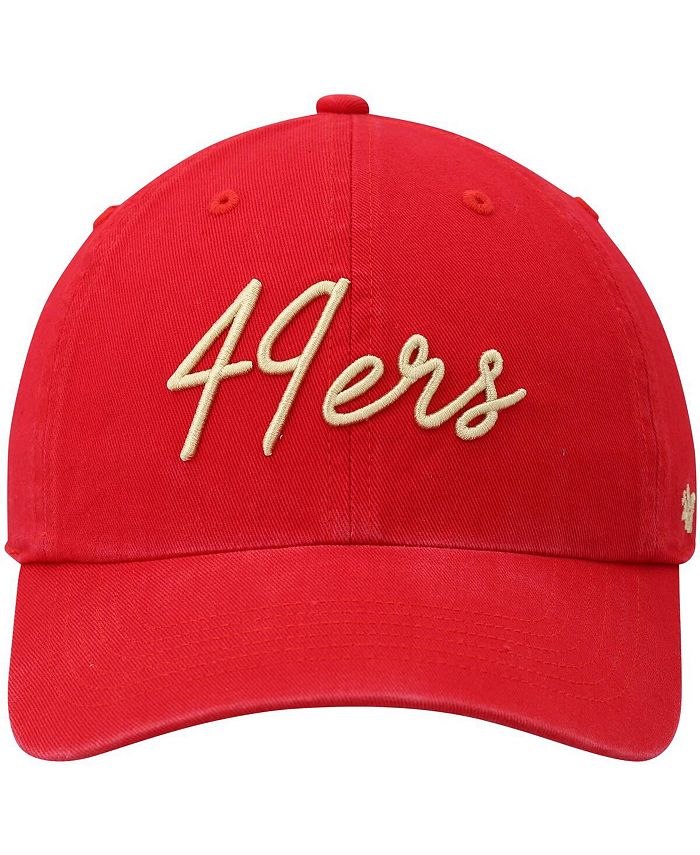 '47 Brand Women's '47 Scarlet San Francisco 49ers Logo Vocal Clean Up ...