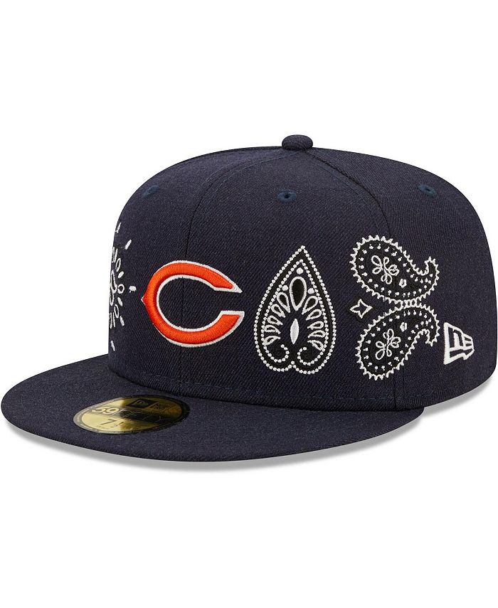 New Era Men's Navy Chicago Bears Bandana 59FIFTY Fitted Hat - Macy's