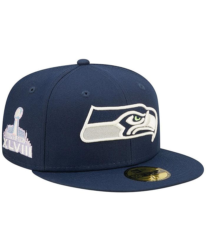 New Era Men's College Navy Seattle Seahawks Super Bowl XLVIII Pop Sweat ...