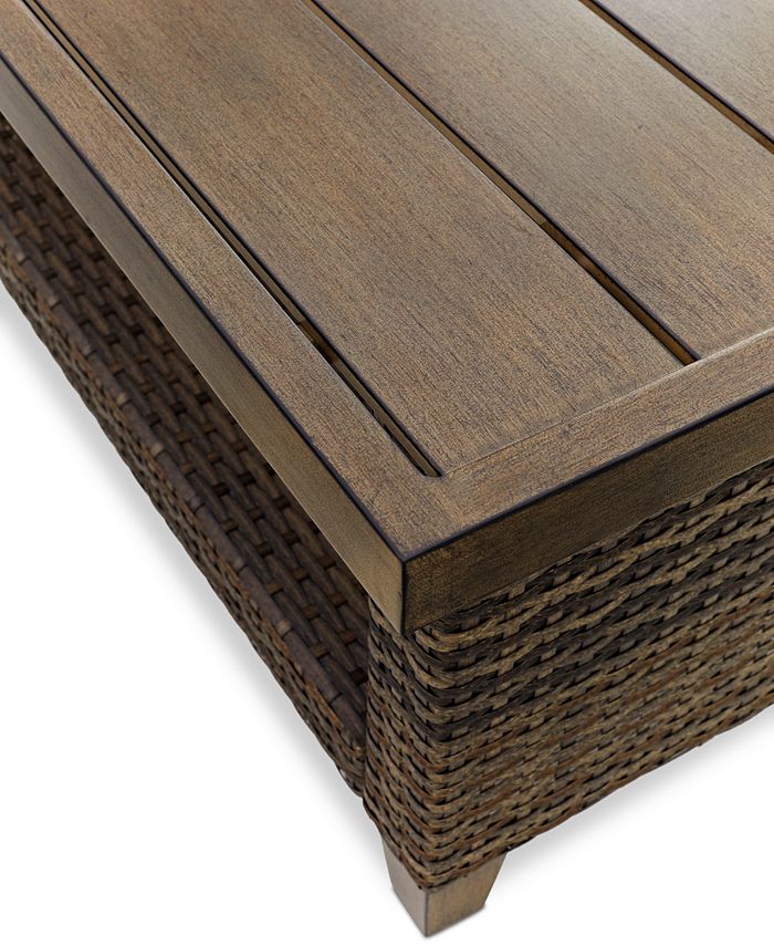 Agio CLOSEOUT! Leighton Outdoor Coffee Table - Macy's
