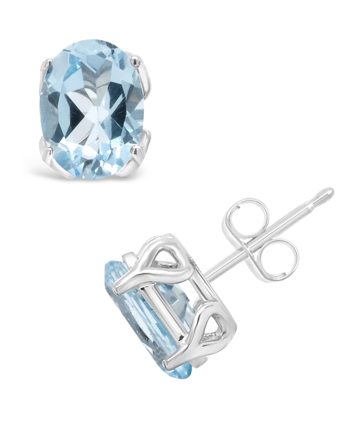 Click here for Macys Topaz (3-1/5 ct. t.w.) Stud Earrings in 14K... prices