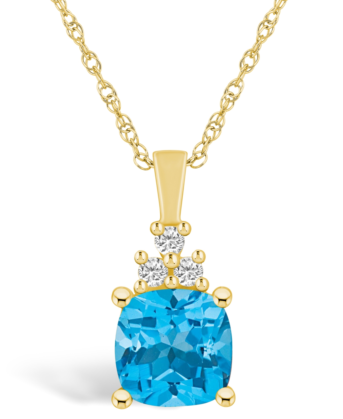 Click here for Macys Blue Topaz (2-3/4 Ct. T.w.) and Diamond (1/1... prices