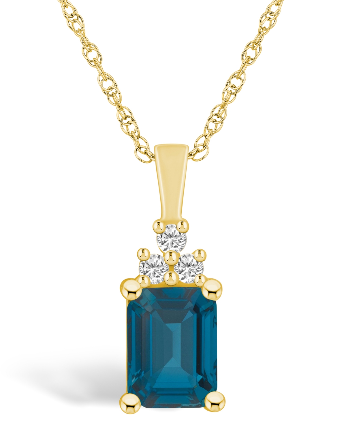 Click here for Macys London Blue Topaz (2 Ct. T.w.) and Diamond (... prices