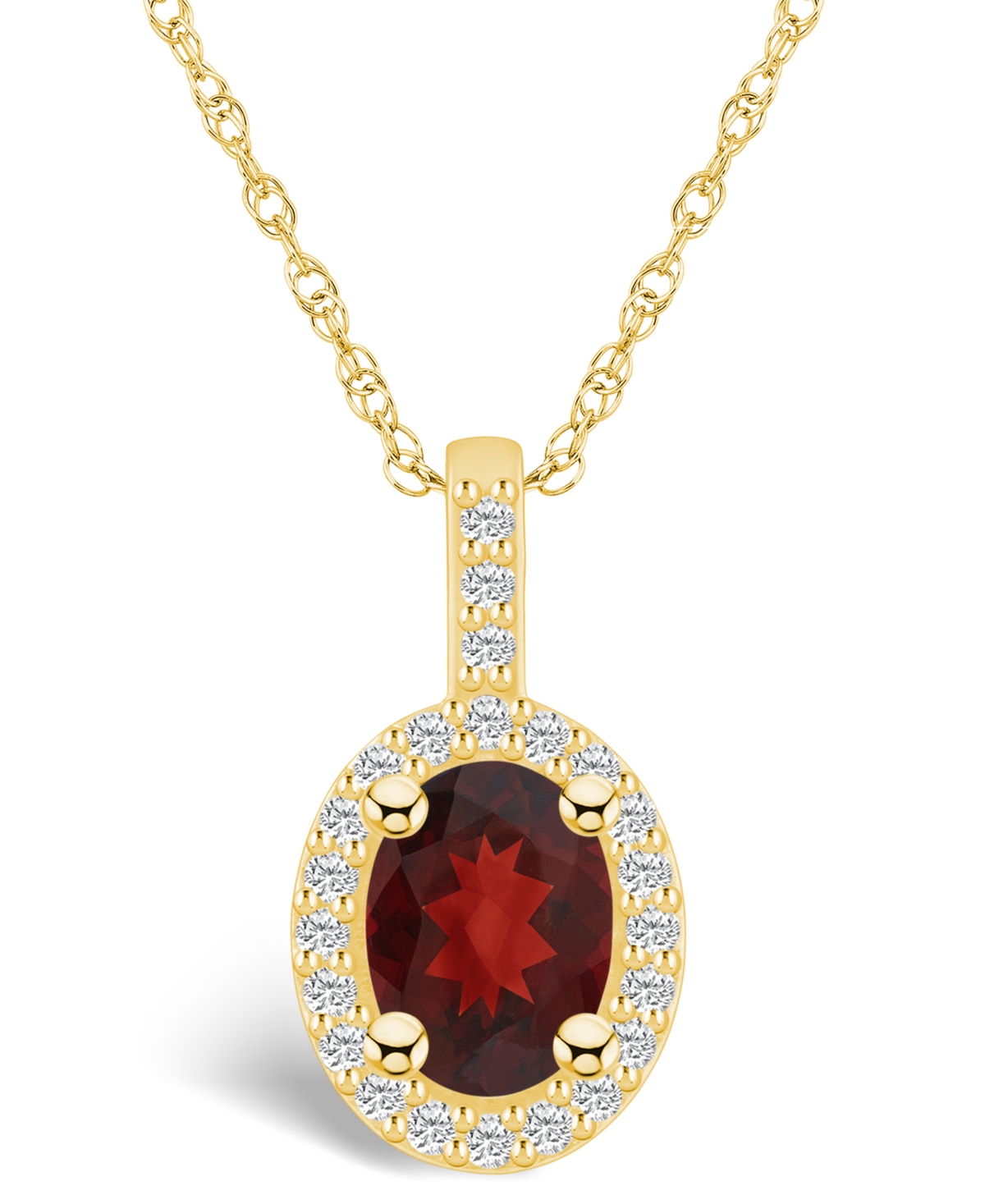 Click here for Macys Garnet (1-1/2 Ct. T.w.) and Diamond (1/4 Ct.... prices