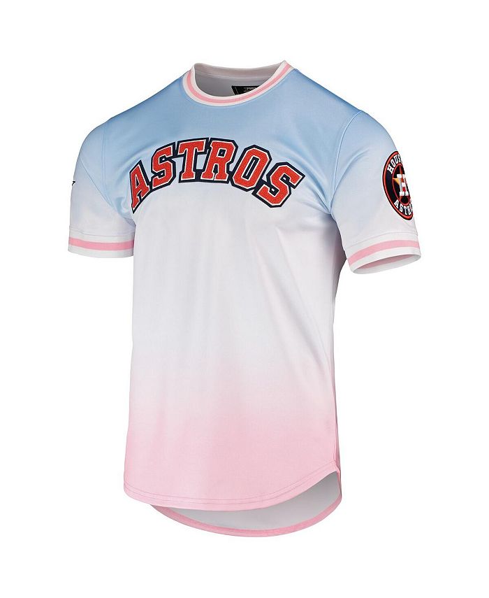 Pro Standard Men's Blue, Pink Houston Astros Ombre T-shirt - Macy's