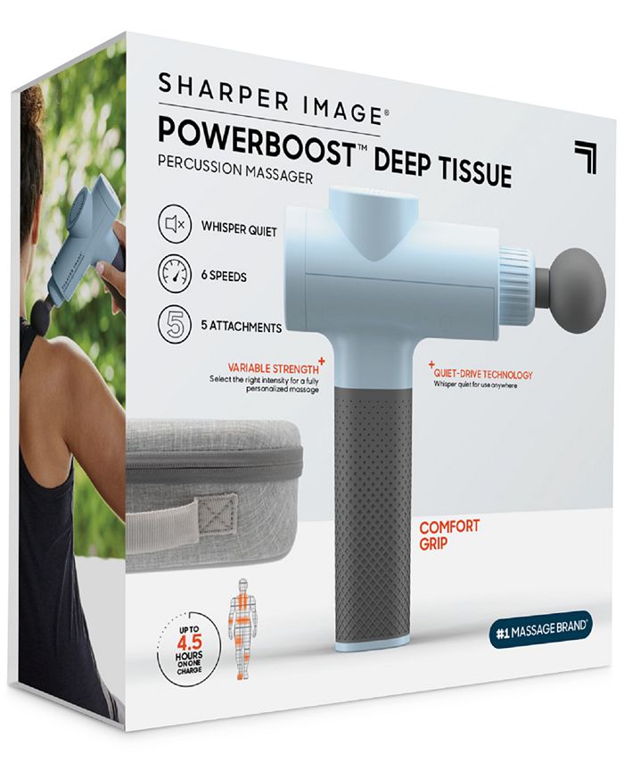 Sharper Image Powerboost Deep Tissue Percussion Massager Version 2.0 ...