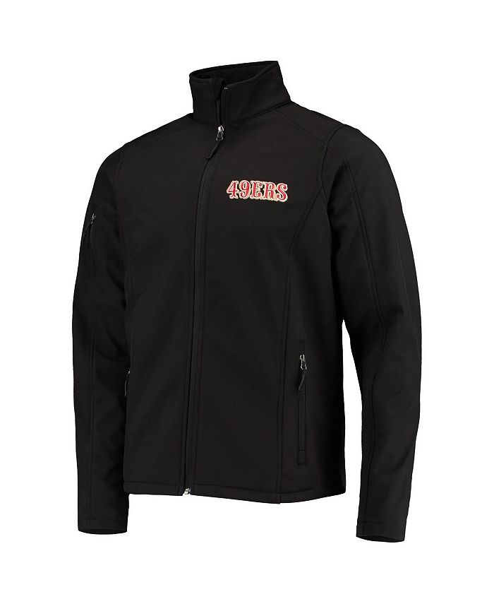 Dunbrooke Men's Black San Francisco 49ers Sonoma Softshell Full-Zip ...