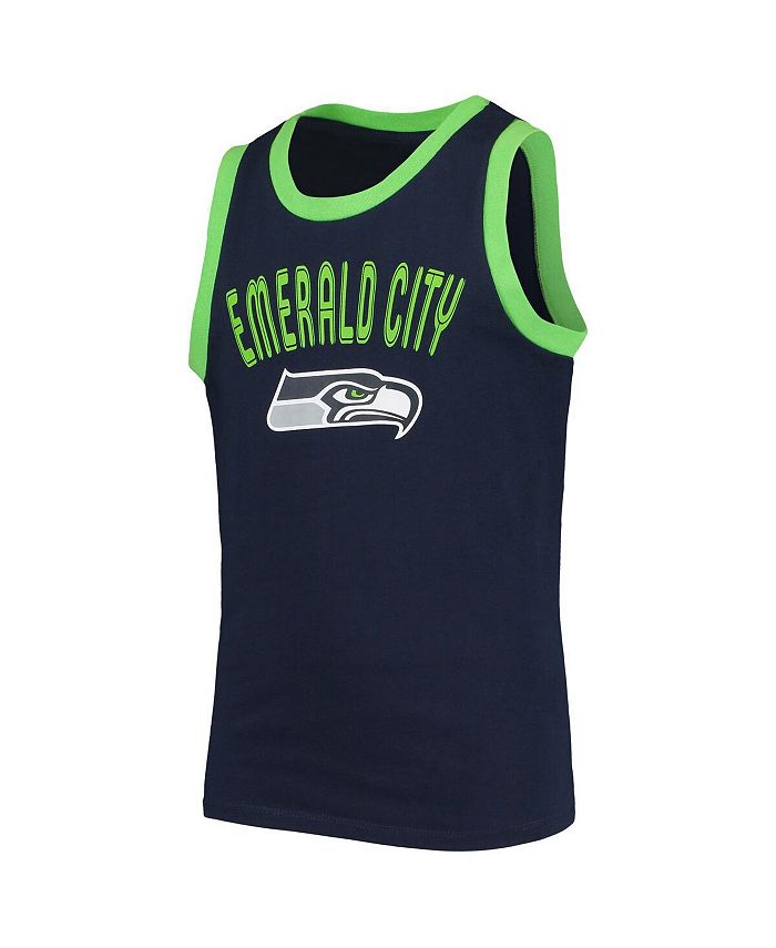 Outerstuff Big Boys College Navy Seattle Seahawks Striker Tank Top - Macy's