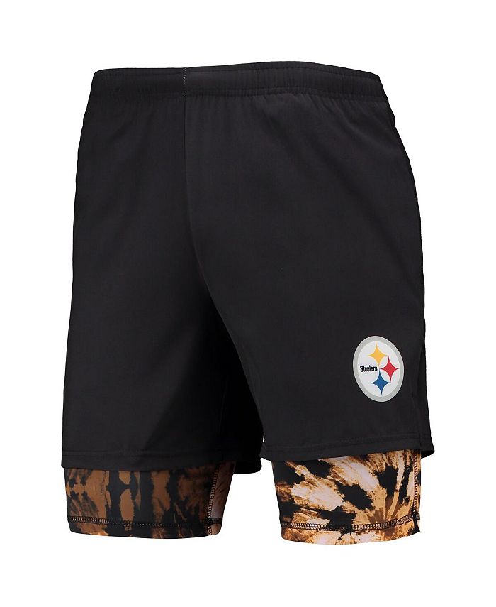 FOCO Men's Black Pittsburgh Steelers Running Shorts - Macy's