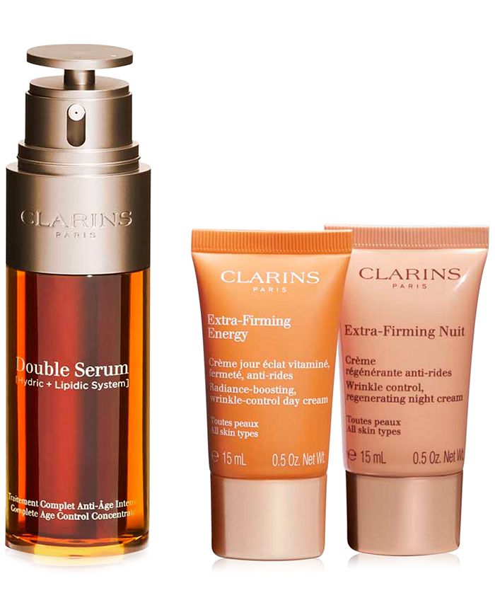 Clarins 4-Pc. Double Serum & Extra-Firming Skincare Set - Macy's