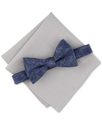 Bar III Men's 2-Pc. Edken Bow Tie & Pocket Square Set, Created for Macy ...
