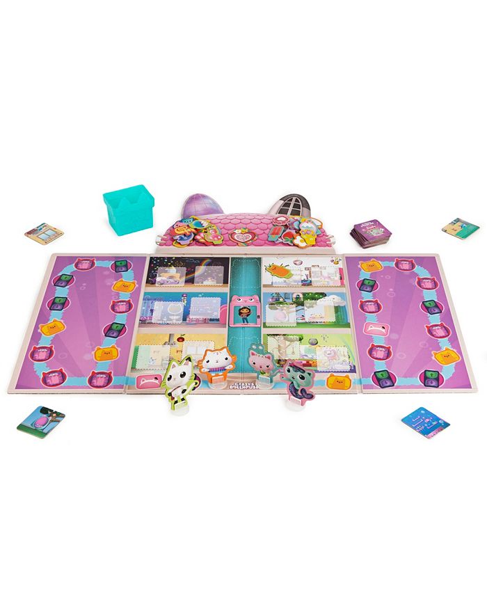 Spin Master Toys & Games Gabby's Dollhouse Meow-Mazing Board Game - Macy's