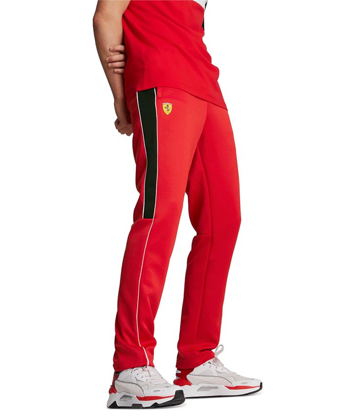 Puma Men's Ferrari Race MT7 Contrast Piping Track Pants - Macy's