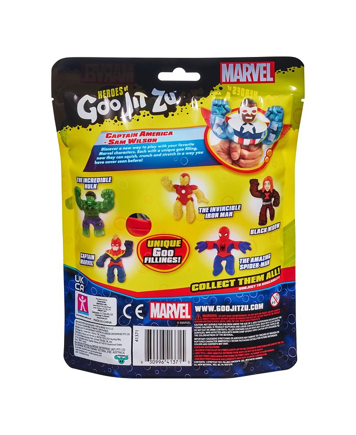 Heroes of Goo Jit Zu Marvel Hero Toy-Captain America-Sam Wilson - Macy's