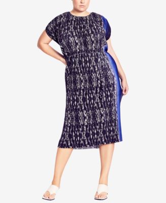 City Chic Plus Size Trendy Savannah Dress - Macy's