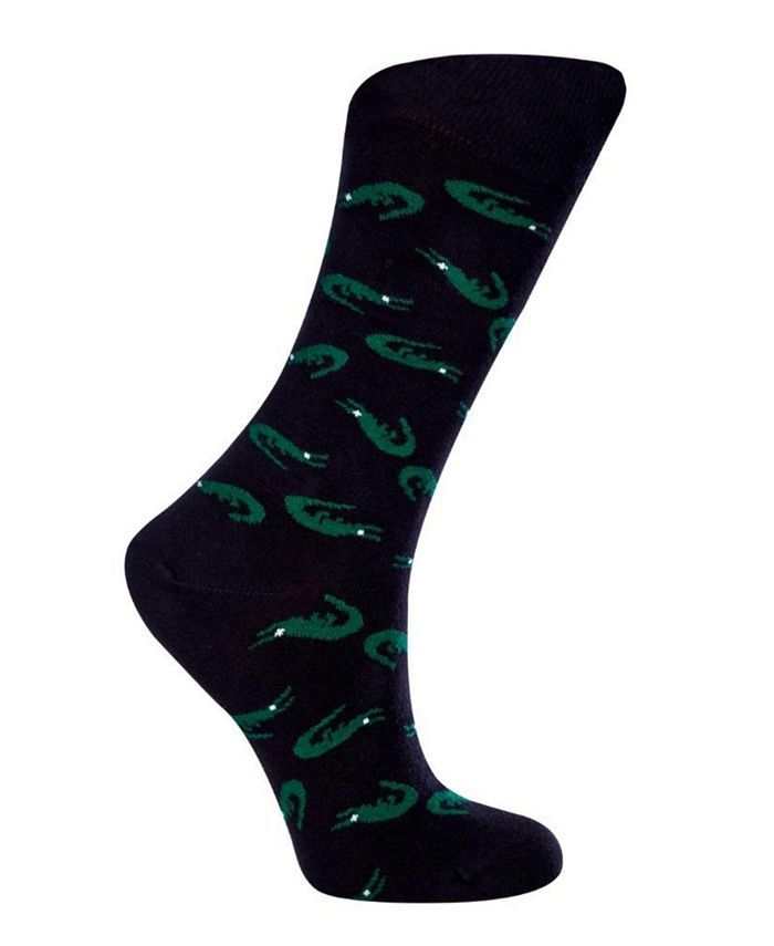 Love Sock Company Women's Alligator W-Cotton Novelty Crew Socks with ...